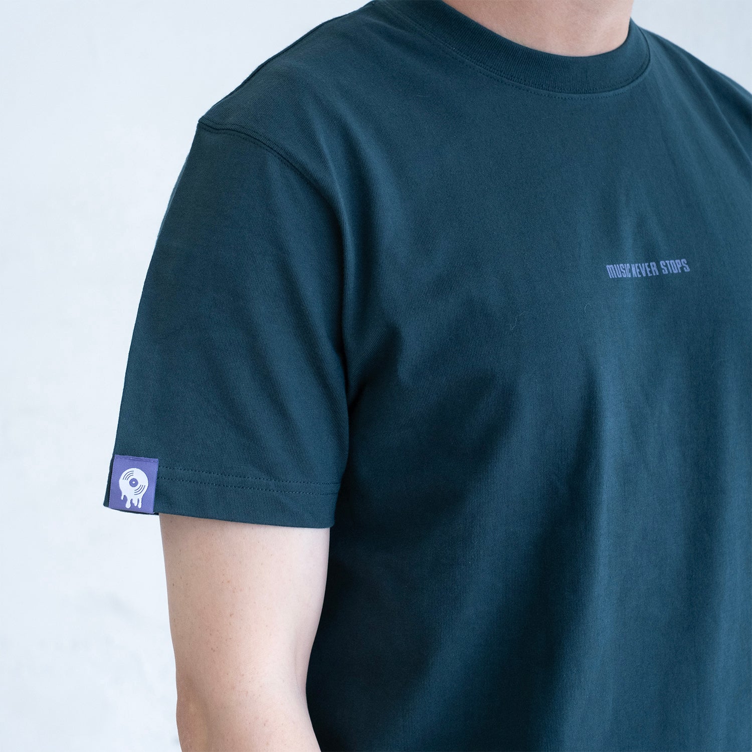 (ZT1853) Music Message Heavyweight Tee – ad-lib