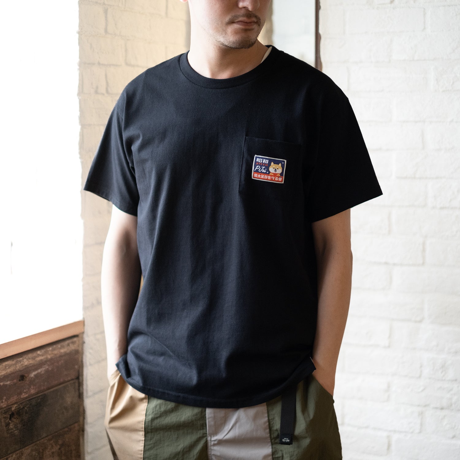 (ZT1120) Showa Tag Pocket Tee – ad-lib