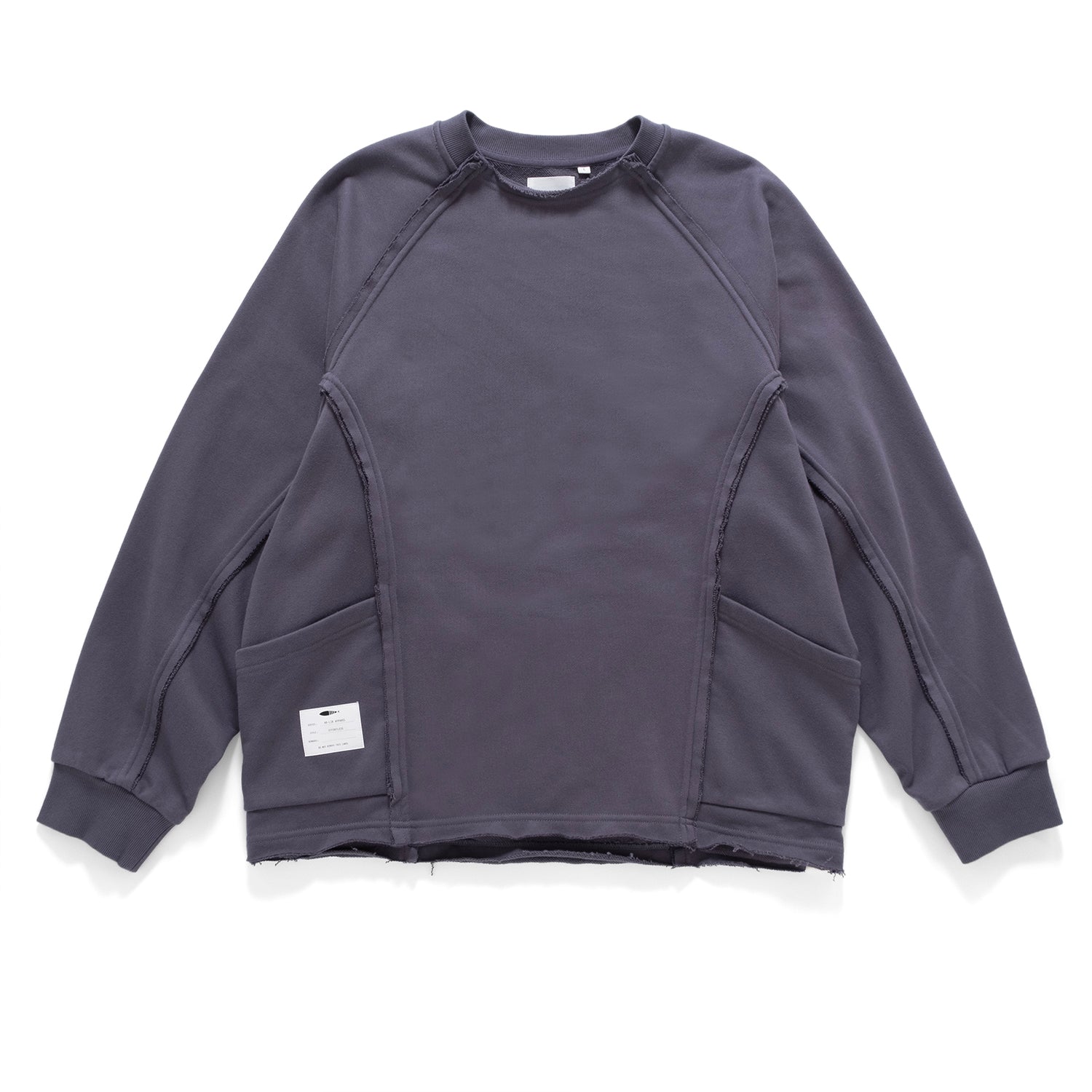 (SW485) Raw Edge Embroidery Sweater – ad-lib