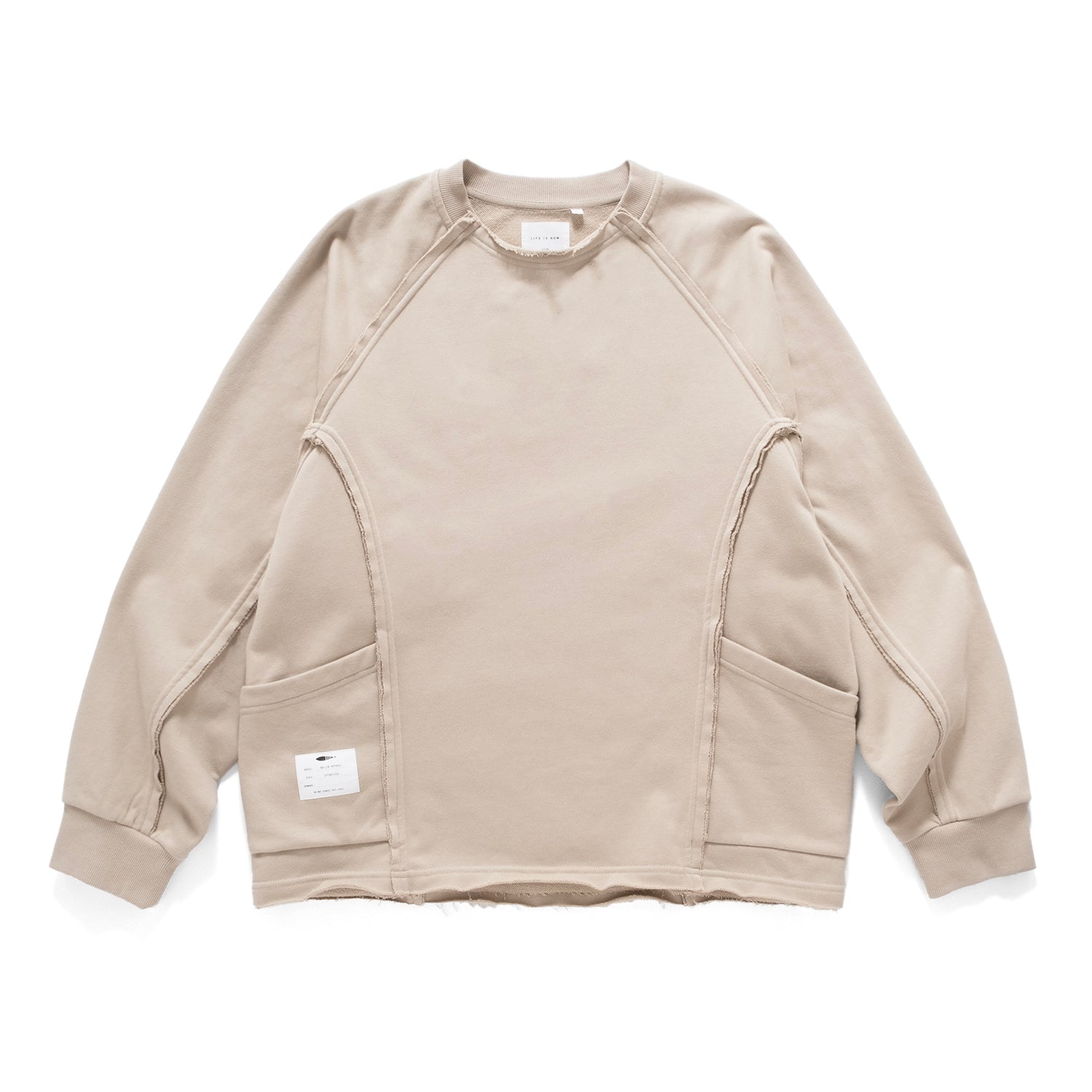 (SW485) Raw Edge Embroidery Sweater – ad-lib