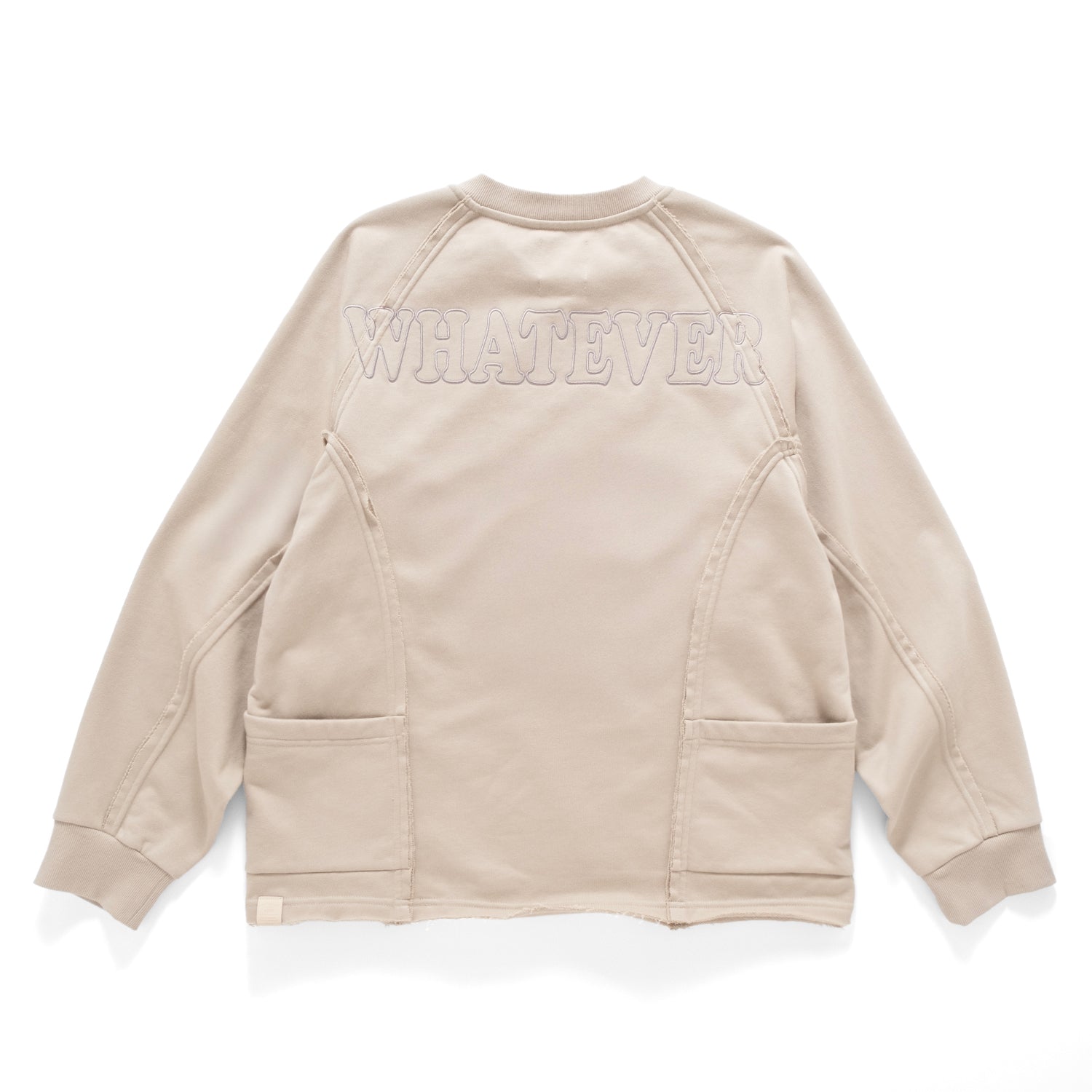 (SW485) Raw Edge Embroidery Sweater – ad-lib