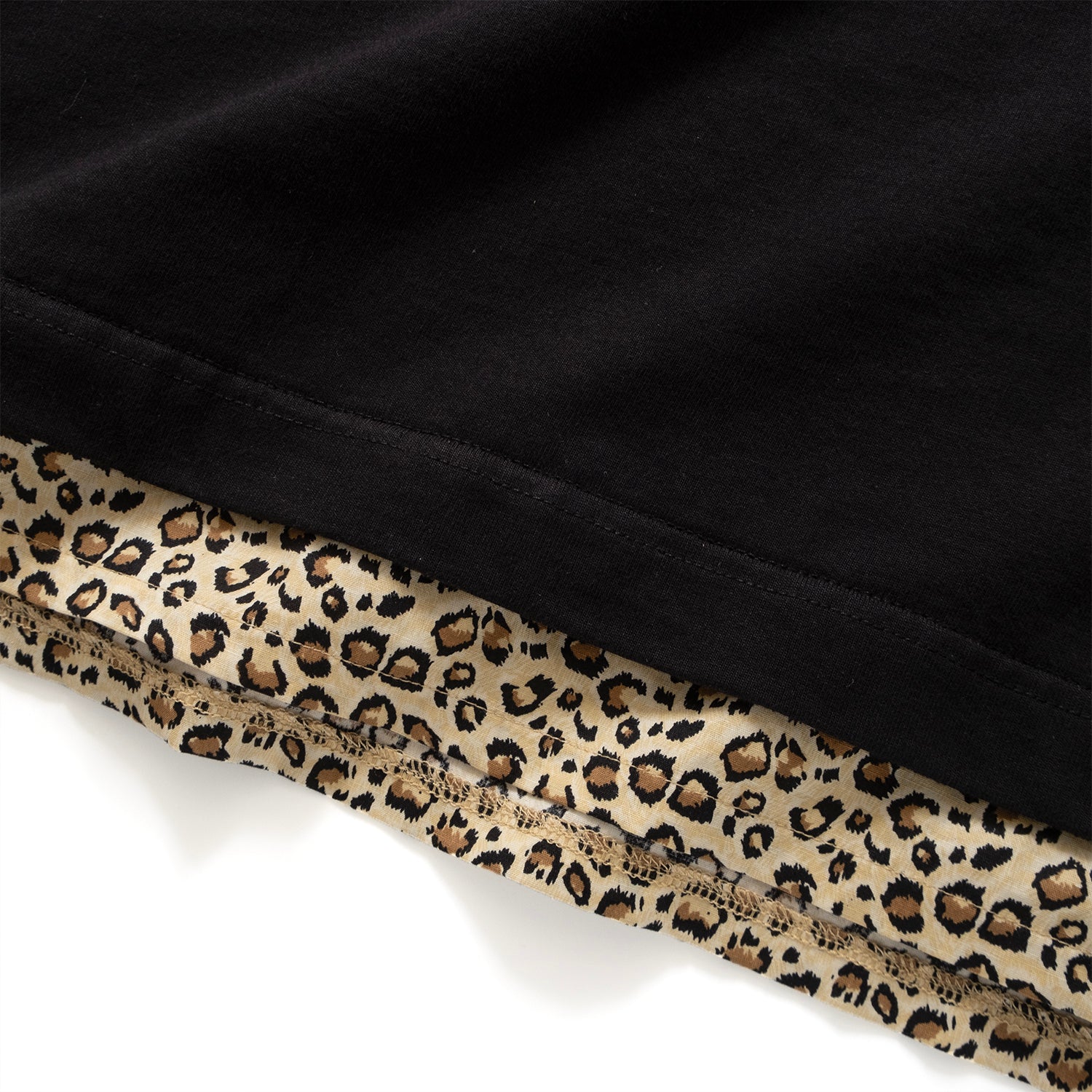 (ZT1391) Leopard Fake Layer Tee – ad-lib