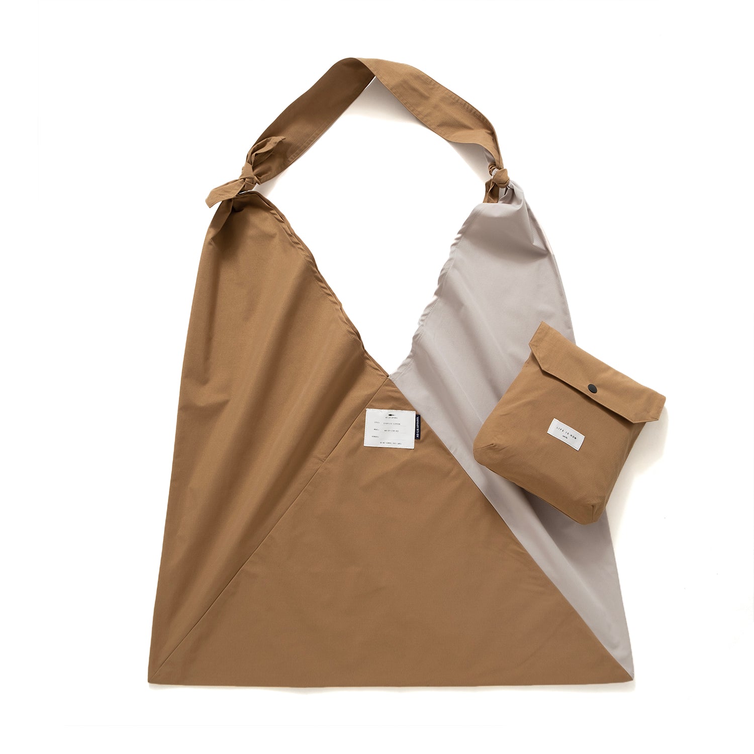 (YB457) Packable Two Tone Azuma Bag – ad-lib