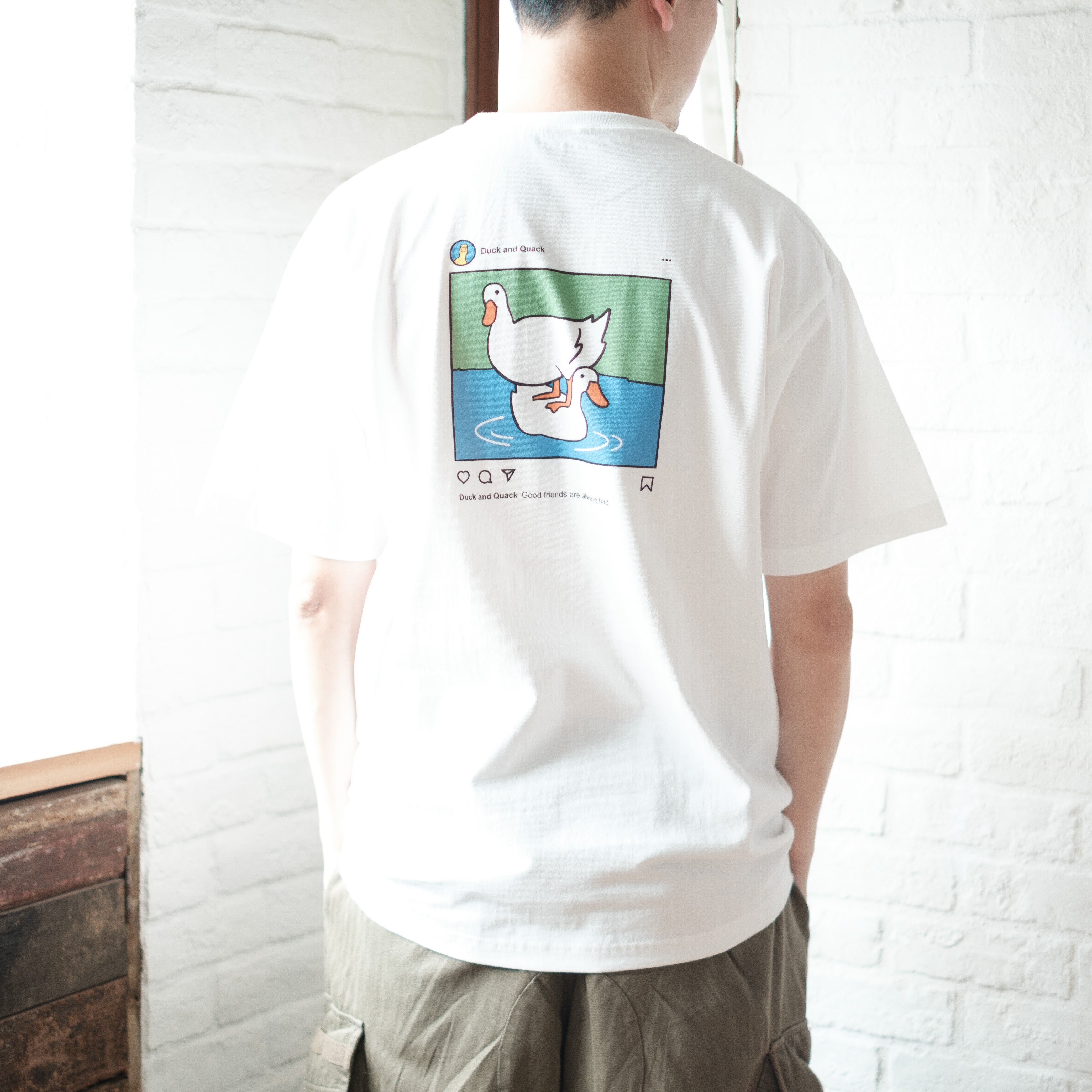 (ZT996) Duck IG Graphic Tee – ad-lib
