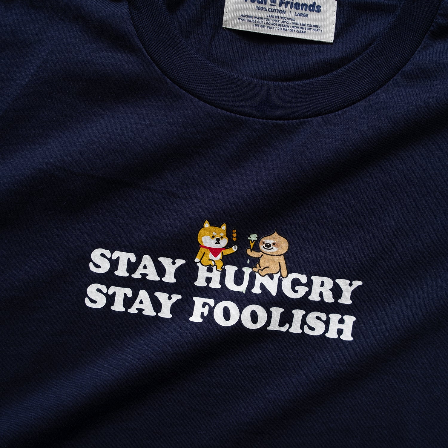 (ZT880) Stay Hungry Stay Foolish Graphic Tee – ad-lib