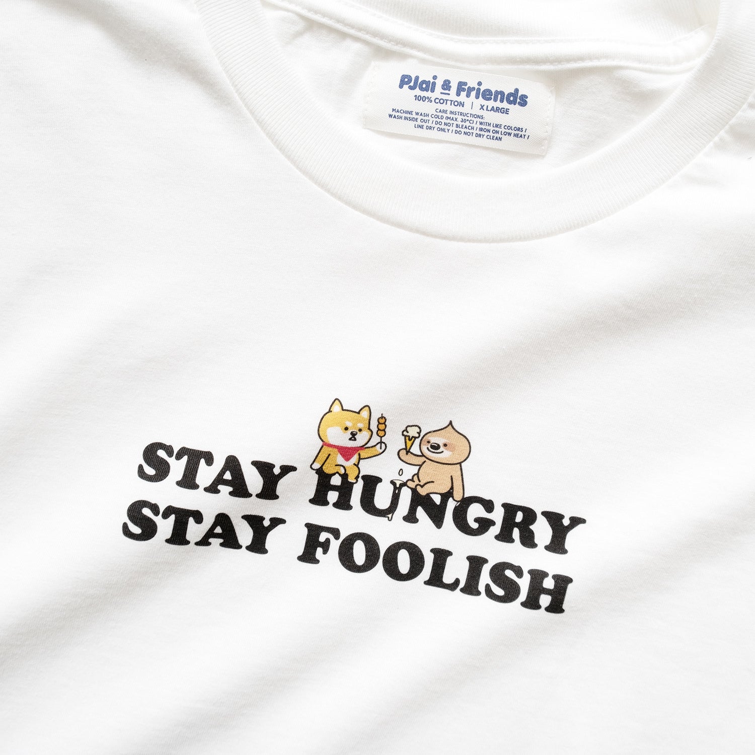 (ZT880) Stay Hungry Stay Foolish Graphic Tee – ad-lib